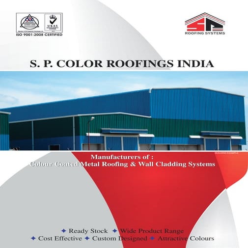 Roof and Wall Profile By SP Color Roofings India | PDF