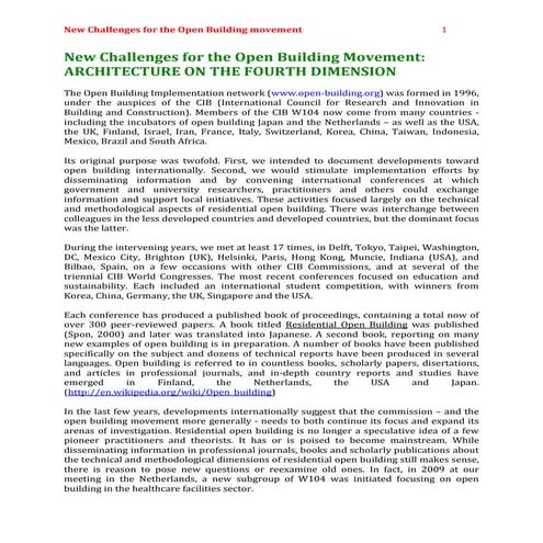 New challenges for the open building movement | DOCX