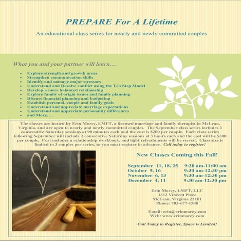 New classes coming this fall | PDF