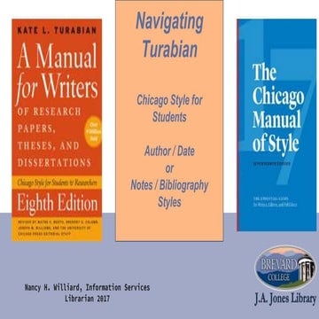 New CMOS Turabian style for students | PPTX