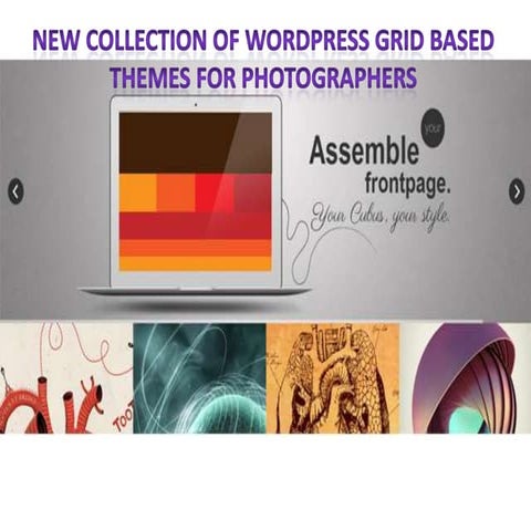 A Collection of Wordpress Grid Based Themes for Photographers | PPTX