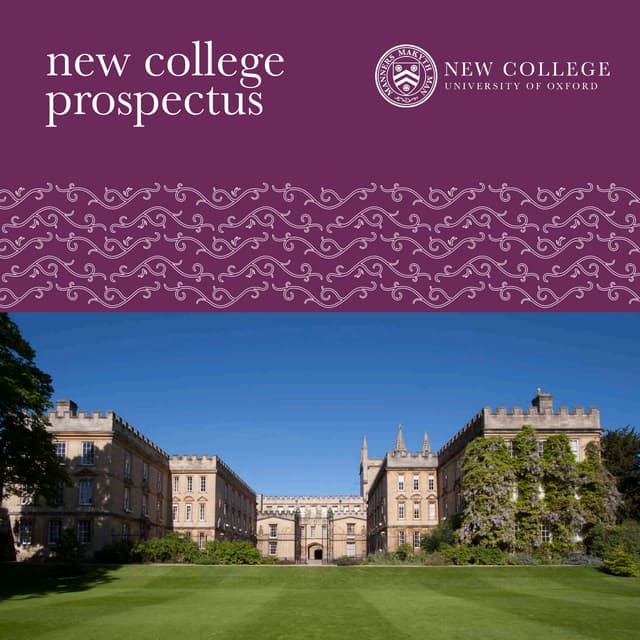 New College Prospectus | PDF