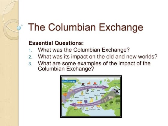 Columbian Exchange | PPT