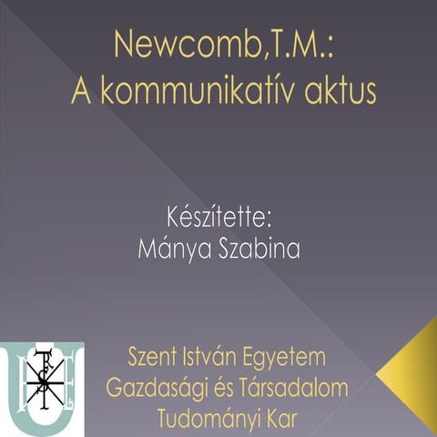 Newcomb modell | PDF
