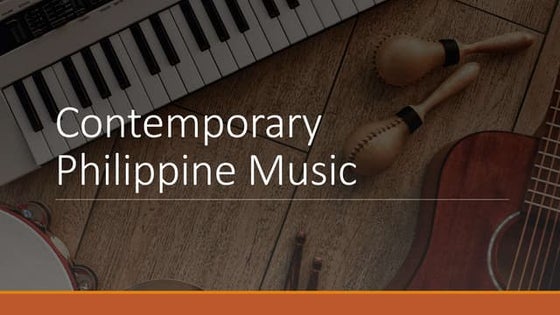 Philippine Contemporary Music | PPT