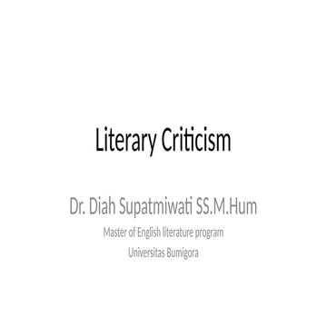 Postcolonial Theory in literary studies and critisism .ppt