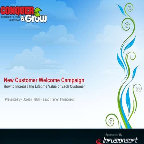 New customer welcome jordan hatch | PPT