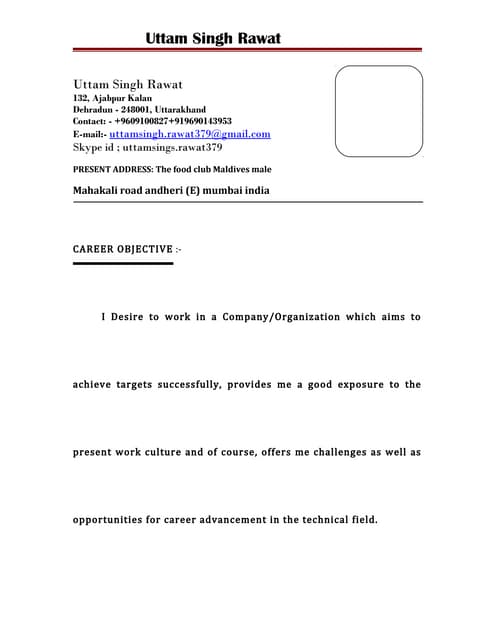 Soumya's CV | DOC
