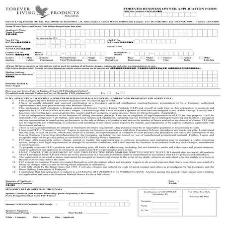 New FBO Forever Living | PDF