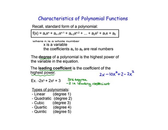 G10 Math Q2 Week 1- Graph of Polynomial Functions.pptx | Physics | Science