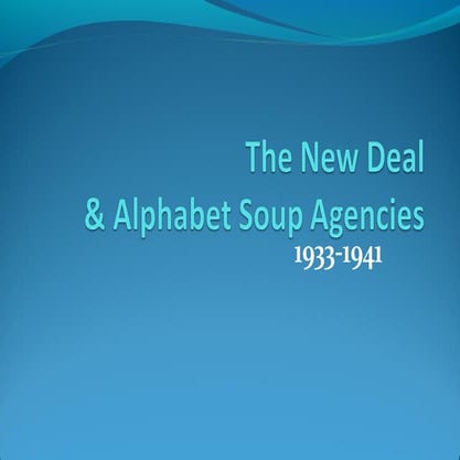 New deal ppt | PDF