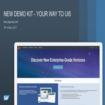 New Demo Kit - Your Way to UI5 | PPT