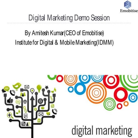 Digital marketing training-IDMM | PPT