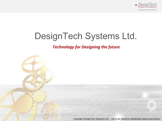 Designtech Systems Ltd An Ideal Technology And Engineering Services