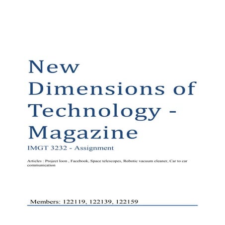 New dimensions of technology | PDF