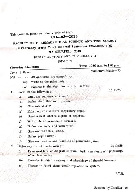 PHARM D QUESTION PAPERS 2019 | PDF | Real Estate Renting and Leasing ...