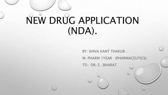 Approval and Application Process involved in Investigational New Drug ...
