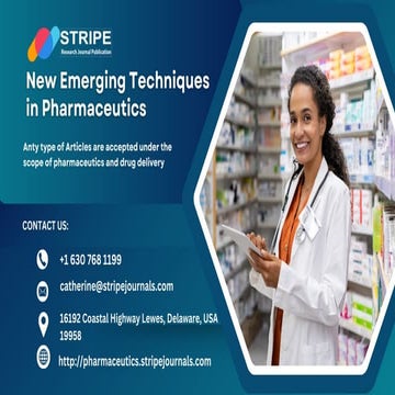 New Emerging Techniques in Pharmaceutics.pptx