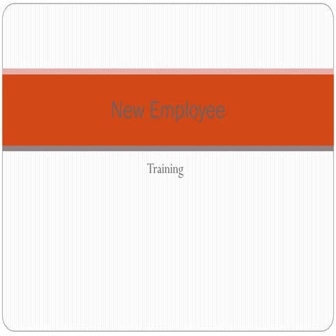 New employee training powerpoint | PPT