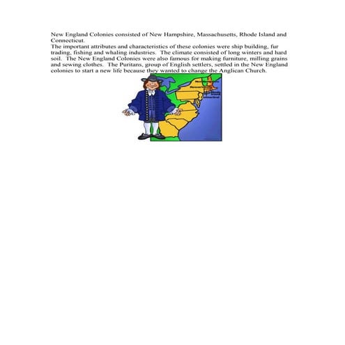 New england colonies | DOC