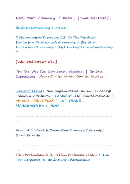 New english movie review “ the maze runner “ | PDF