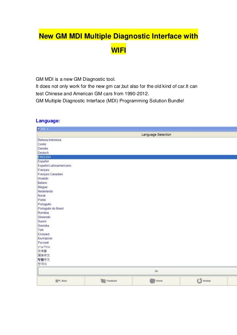 Newest Gm Mdi Multiple Diagnostic Interface With Wifi