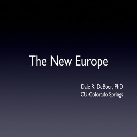 New Europe | PPT