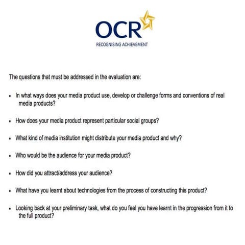 G321 Evaluation | PPT