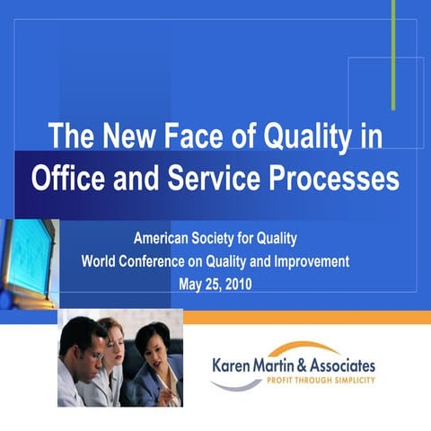 The New Face of Quality in Office and Service Environments | PDF