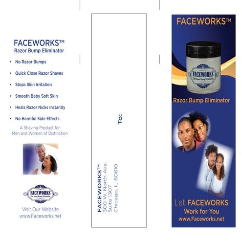 Face Works After Shave Balm "The Razor Bump Eliminator" | PDF