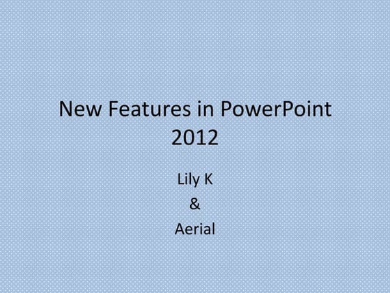 Introducing Powerpoint 2010 | PPTX