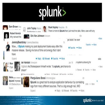 Splunk Ninja: New Features, Pivot and Search Dojo | PPT