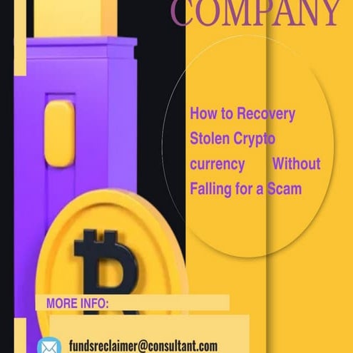 FUNDS RECLAIMER COMPANY, FROM ASSET LOST TO BITCOIN RECOVERY | PPT