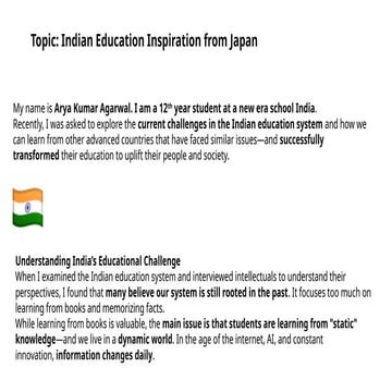 Japan and India co related work to present in india | PPTX