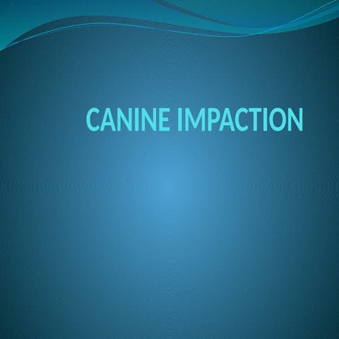 MAXILLARY CANINE impaction techniques.pptx