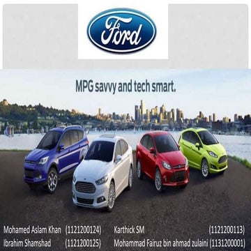 ford | PPTX | Automotive Industry | Industries