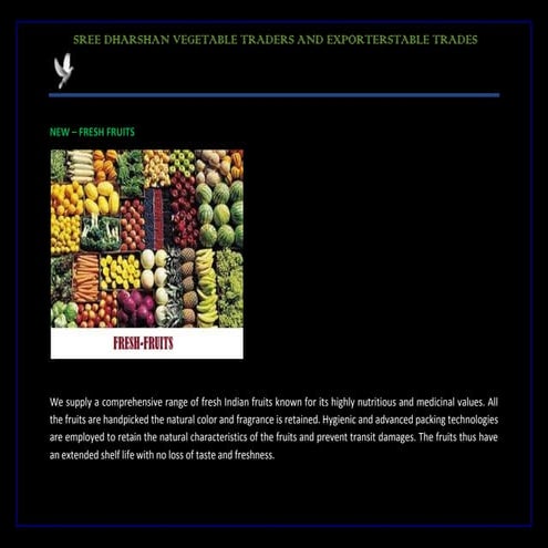 New – fresh fruits | DOCX