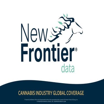 New Frontier Data Global Cannabis Deck 2019 | PPTX