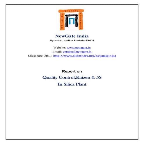 Quality Control Report Pdf