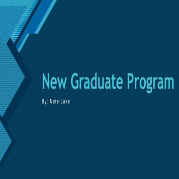 New graduate program final project copy | PPT