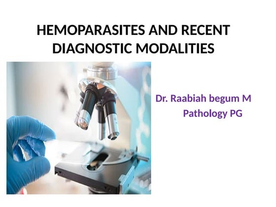 Filariasis laboratory diagnosis | PPTX