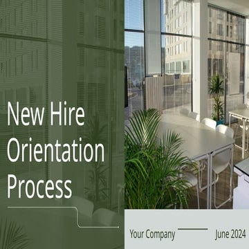 New Hire Orientation sequence and some process Slides.pptx