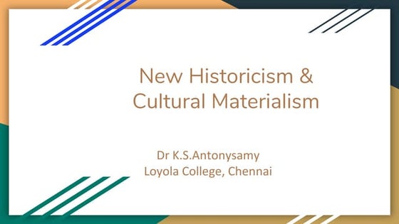 New historicism bi | PPT