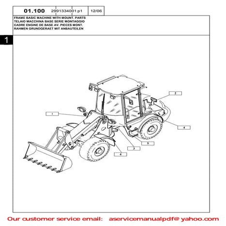 New holland w80 tc compact wheel loader parts catalogue manual instant download | PDF