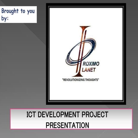 New ict development project presentation | PPTX