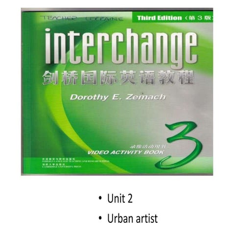 New interchange 3 video unit 2 | PPTX
