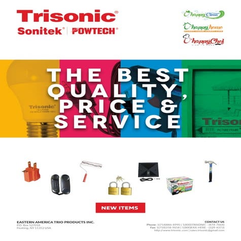 Trisonic New Items 2020 | PDF