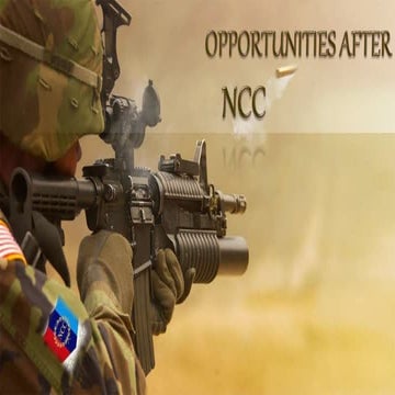 NCC Weapon training (4 TN CTC NCC) | PPTX
