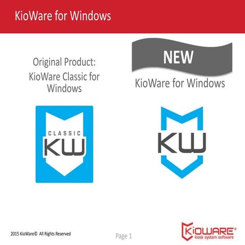 The NEW KioWare for Windows! | PPTX