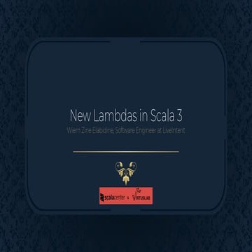 New lambdas | PPT